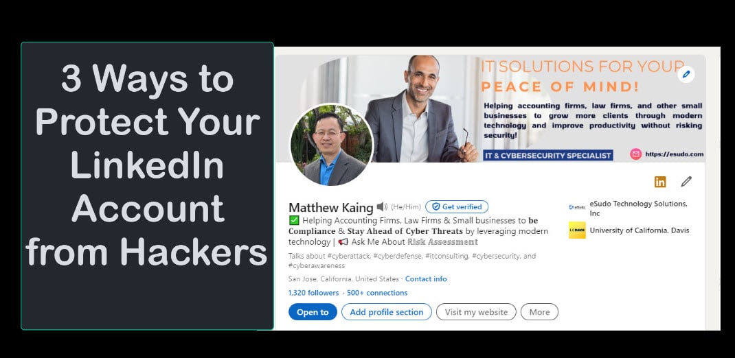 3 Ways to Protect Your LinkedIn Account From Hackers - eSudo.com